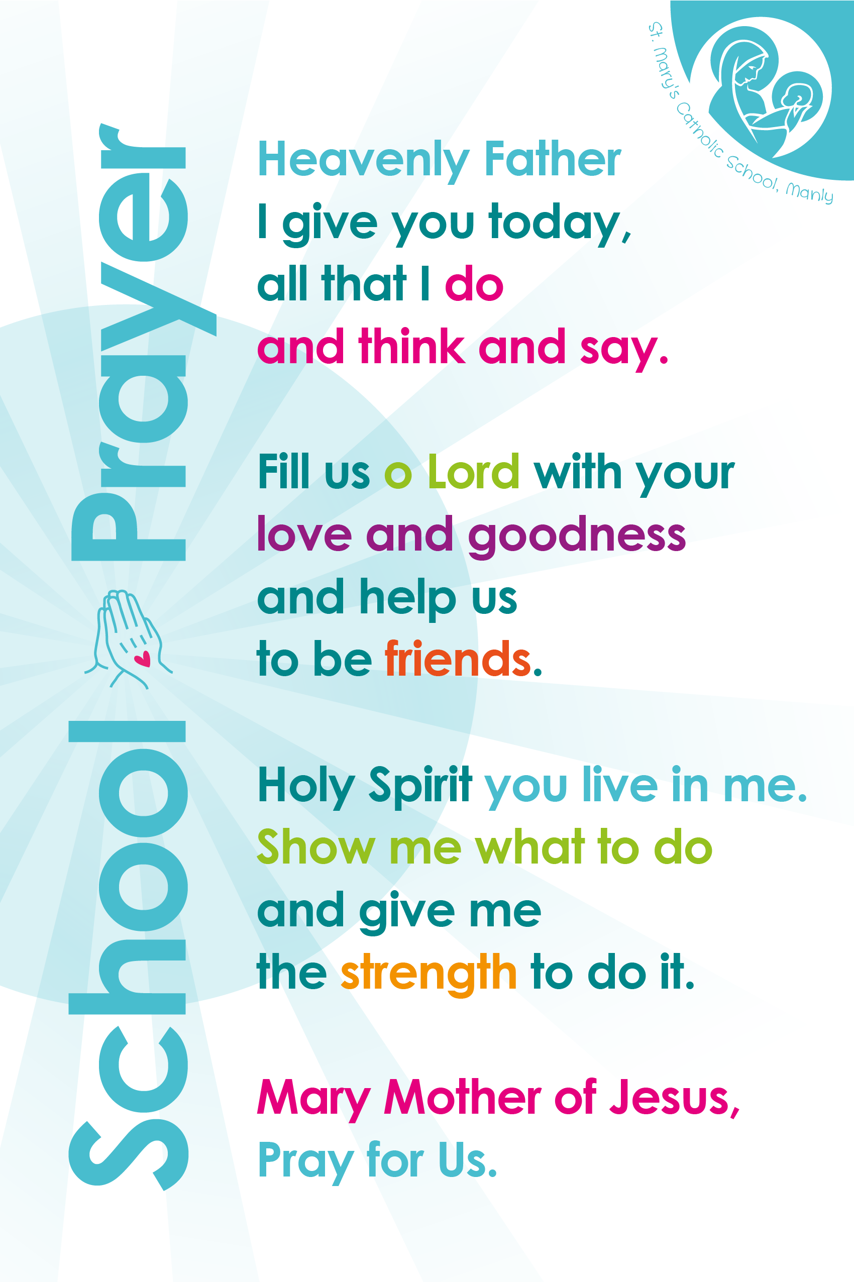 School Prayer & Song - St Mary's, Manly